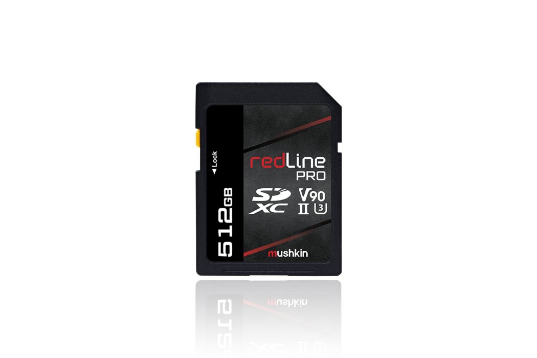 Mushkin MKNV90RL512GB 512GB Redline PRO Media UHS-II V90 pSLC SD CARD
